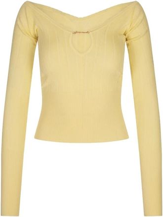 Jacquemus Femme, Pulls, Jaune, Taille: 36 FR Le Haut Pralu Top
