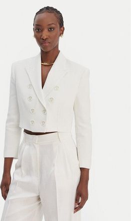 Elisabetta Franchi Sakko G-I223-61E2-V690 &Eacute;cru Regular Fit