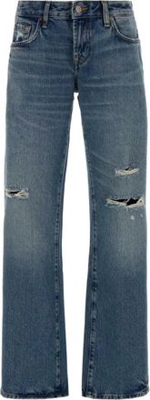 7 For All Mankind Femme, Jeans, Bleu, Taille: W25 Jeans droits