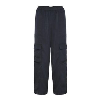 Part Two Femme, Pantalons, Bleu, Taille: 42 FR Pantalon Cargo Bleu Marine Coupe D&eacute;contract&eacute;e