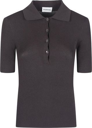 P.A.R.O.S.H. P.a.r.o.s.h., Femme, Tops, Brun, Taille: 38 FR Polo Chemises