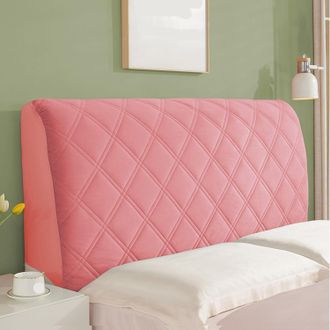 Generic Universell Verdicken Kopfteilbezug &Uuml;berzug F&uuml;r 120/150/180/200/220cm, Gesteppt Einfarbig Baumwolle Bettkopfteil Bezug Waschbar Betthusse, All-Inclusiv