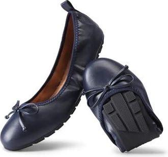 Dream Pairs Ballerines Femme, Chaussures Femme Légères et Confortables, Pliables Chaussures a Enfiler Femme,Size 40.5,Marine,SDFA2409W
