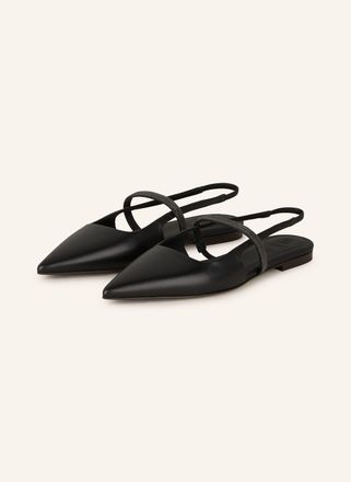 Brunello Cucinelli Brunello Cucinelli Slingballerinas Mit Schmucksteinen schwarz