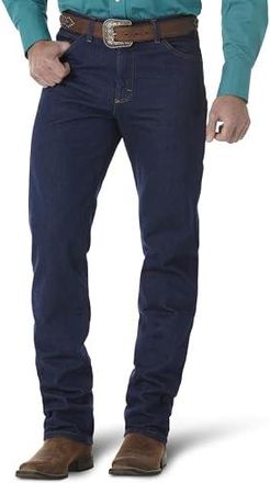 Wrangler Jean rétro Slim pour Homme, Jambe Droite, prélavé, 96,5 x 76,2 cm (l x L), Prélavé, 38 W/30 L