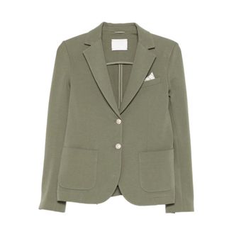 Circolo 1901 Femme, Vestes, Vert, Taille: 42 FR Blazer Jacket