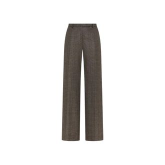 Seventy Pantalone Principe di Galles - Femme - Pantalons - Brun - Taille: 34 FR
