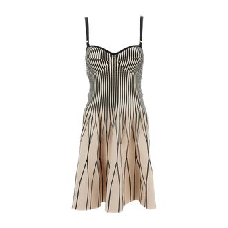 Elisabetta Franchi Femme, Robes, Multicolore, Taille: 42 FR Two-tone knit dress