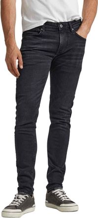 Pepe Jeans London Herren Finsbury Jeans, Schwarz (Denim-xv1), 28W / 34L EU