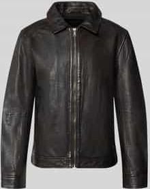 Mauritius Lederjacke mit Kentkragen Modell VENCHO