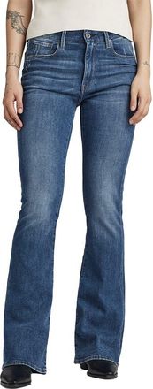 G-Star G-Star Damen 3301 High Flare Jeans, Blau (Faded Cobalt D01541-c046-b201), 26W / 30L EU