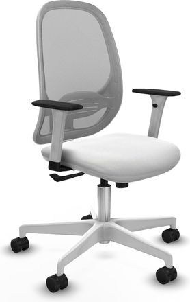 Piqueras y Crespo Stuhl f&uuml;r Home Office Cilanco mit 1D-Armen, h&ouml;henverstellbare Lendenwirbelst&uuml;tze, ausgestattet mit 3 Positionen und Schneidschaum, mit Rollen von 65 m