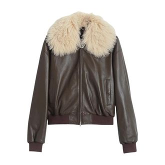 Mauro Grifoni Bomber Over - - Jackets - Damen - Braun - S