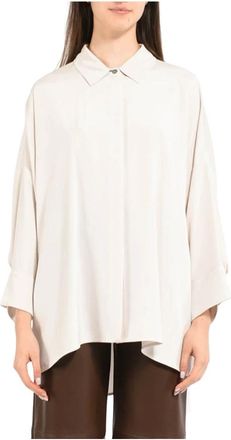 Max Mara Femme, Blouses et Chemises, Blanc, Taille: 36 FR Formal Chemises
