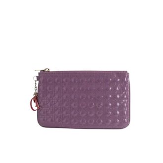Dior Pre-owned Vintage Pochette Leder Clutch - - Pre-owned - Damen - Lila - ONE SIZE