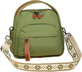 Generico Schultertasche f&uuml;r Damen, gro&szlig;e Kapazit&auml;t, Rei&szlig;verschluss, mehrere Taschen, Nylon, f&uuml;r Damen, M&auml;dchen, f&uuml;r Reisen, Uni, Einkaufen, Verabredungen, den 