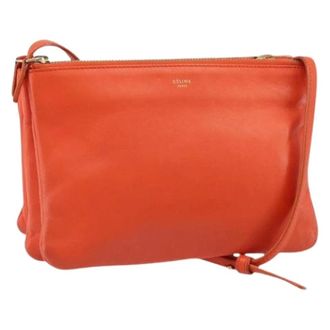 Celine Sac &agrave; bandouli&egrave;re vintage Pre-owned - Femme - Pre-owned - Orange - Taille: ONE Size