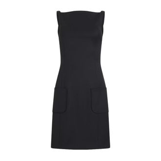 Patou Kleid mit Taschen - - Dresses - Damen - Schwarzk - XS