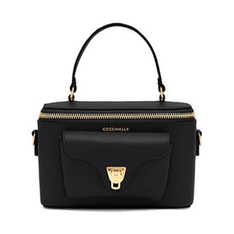 Coccinelle Femme, Sacs, Noir, Taille: ONE Size Sac &agrave; Main &Eacute;l&eacute;gant en Cuir