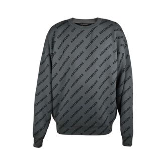Balenciaga Herren, Strickwaren, Grau, LGr&ouml;&szlig;e
