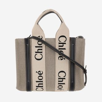 Chlo&eacute; Petit sac fourre-tout en lin Woody