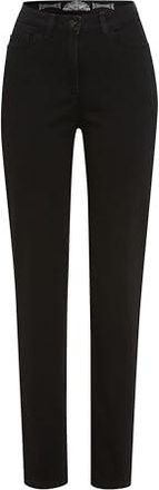 Raphaela by Brax Raphaela by Brax Patti Straight Invisible Shape, New Authentic Denim, Slim Jeans, Noir, 31W x 30L Femme