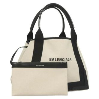 Balenciaga Pre-owned Toile sacs-balenciaga - Femme - Pre-owned - Blanc - Taille: ONE Size