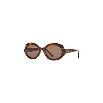 Loewe Lunettes de soleil fines Mini Oval Slim