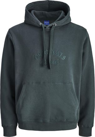 Jack & Jones Jorbleecker Branding Sweat Hood Bf Pls - Plus Size