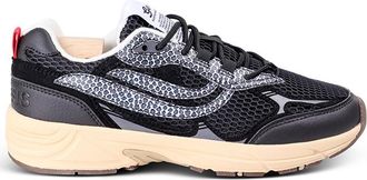 Genesis Damen vegan Sneaker G-Eco99 Embo Schwarz Grau