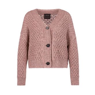 Marc Cain Locker Cardigan - - Knitwear - Damen - Orange - M