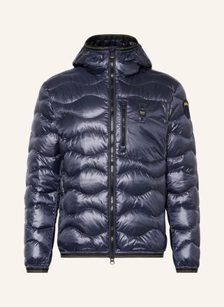 Blauer Daunenjacke Wave blau