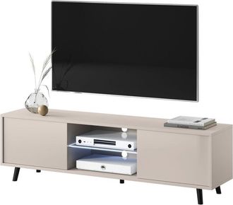 Selsey Selsey LEFYR - TV-Schrank / TV-Bank 140 cm Beigegrau (Taupe)