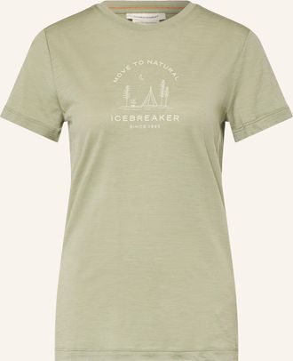 Icebreaker T-Shirt 150 Tech Lite Aus Merinowolle gruen