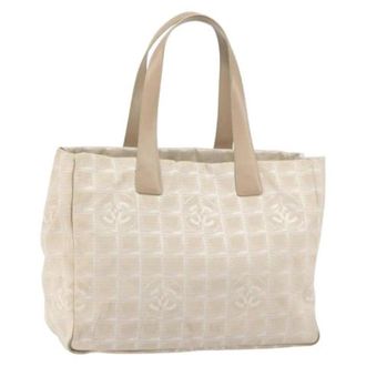 Chanel Pre-owned Nylon Tote Bag - - Pre-owned - Damen - Beige - ONE SIZE