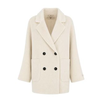 Duno Manteau Double-Boutonnage - Femme - Manteaux - Blanc - Taille: 42 FR