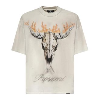 Represent Represent, Homme, Tops, Beige, Taille: 2XL British Cowboys T-Shirt
