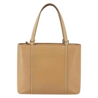 Burberry Sac &agrave; main en cuir Pre-owned - Femme - Pre-owned - Beige - Taille: ONE Size