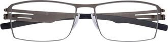 Ic! Berlin Femme, Accessoires, Gris, Taille: 57 MM Nufenen Medium Optical Frame