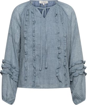 &Co Woman Willeke Bluse - - Blouses & Shirts - Damen - Blau - S