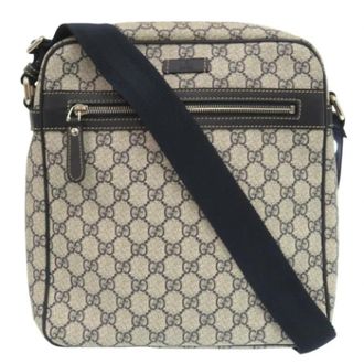 Gucci Pre-owned Leinen schultertasche - - Pre-owned - Damen - Beige - ONE SIZE