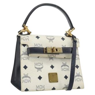 MCM Sac &agrave; main Pre-owned - Femme - Pre-owned - Blanc - Taille: ONE Size