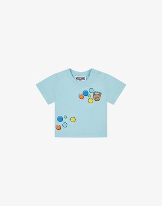 Moschino T-Shirt aus Baumwolljersey Moschino Teddy Bear - Blau