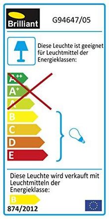 Brilliant Ron Einbauleuchtenset: 3 St&uuml;ck, fest, 3-flammig, GU5,3, 3 x 16 W / 155 lm, 2800 K, Metall, wei&szlig; G94647 / 05