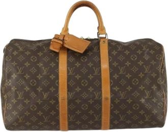 Louis Vuitton unisex, Pre-owned, Brun, Taille: ONE Size Sac Week-End Vintage en Toile Pre-owned