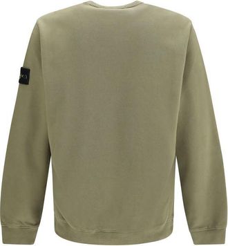 Stone Island Mens Bicolor Cotton Sweatshirt Clothing