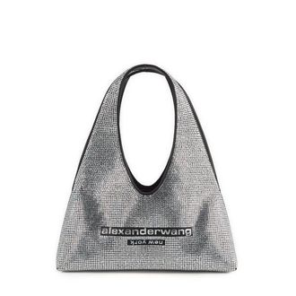 Alexander Wang Sac mini Hobo &agrave; strass