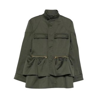Carven Esperanto Jacke - - Jackets - Damen - Gr&uuml;n - XS