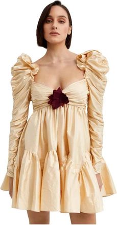 Zimmermann Mini-Kleid mit Brosche - - Dresses - Damen - Beige - S