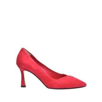 L'Arianna Larianna, Femme, Chaussures, Rouge, Taille: 37 EU Escarpins en daim rouge